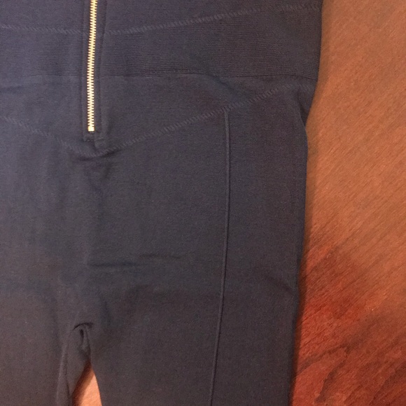 Qree | Pants & Jumpsuits | Qree Navy Blue Leggingsone Size Fits Most ...
